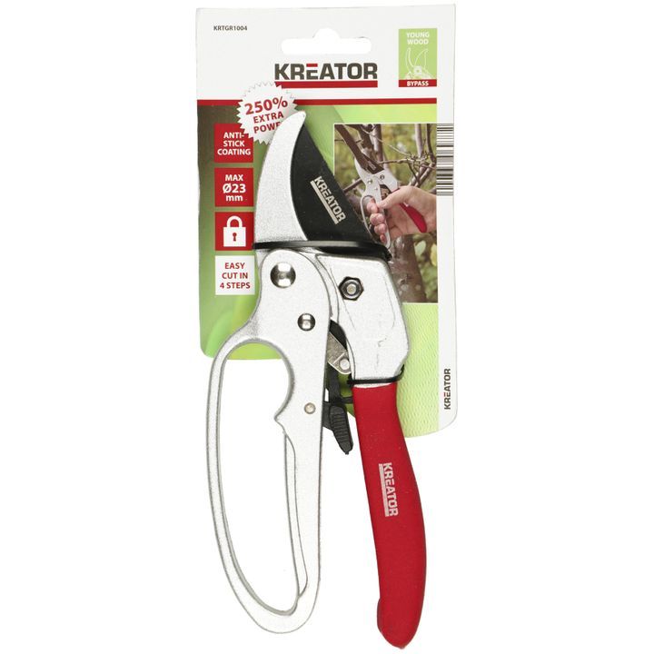 Kreator - KRTGR1004 - Tijera de poda yunque - carraca - Varo
