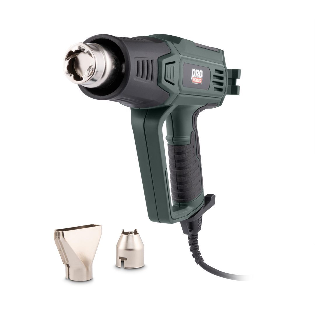 Powerplus - POWP6081 - Heat gun - 2000W - 2 acc. - Varo
