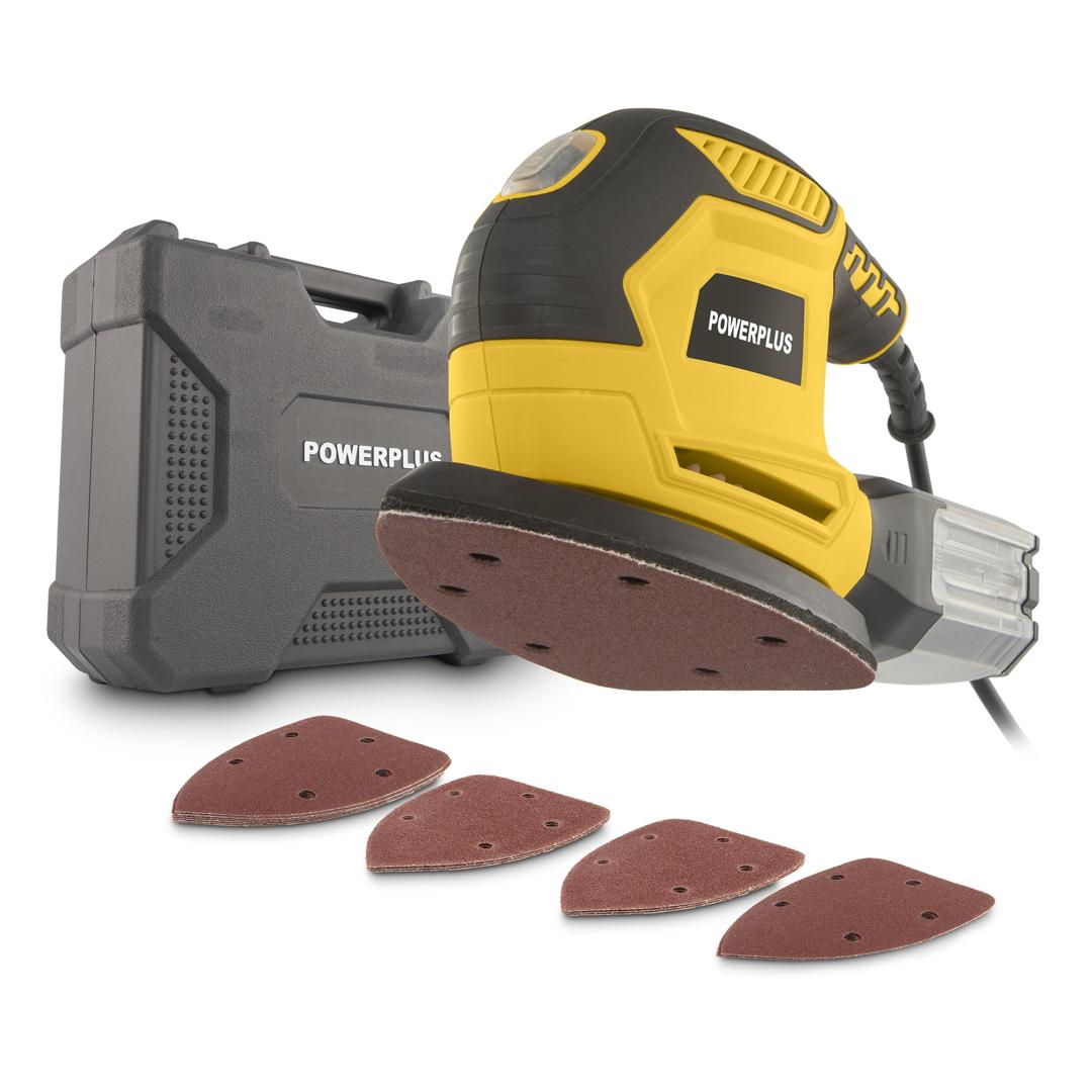 Powerplus - POWX04810 - Palm sander - 220W - 15 acc. - Varo