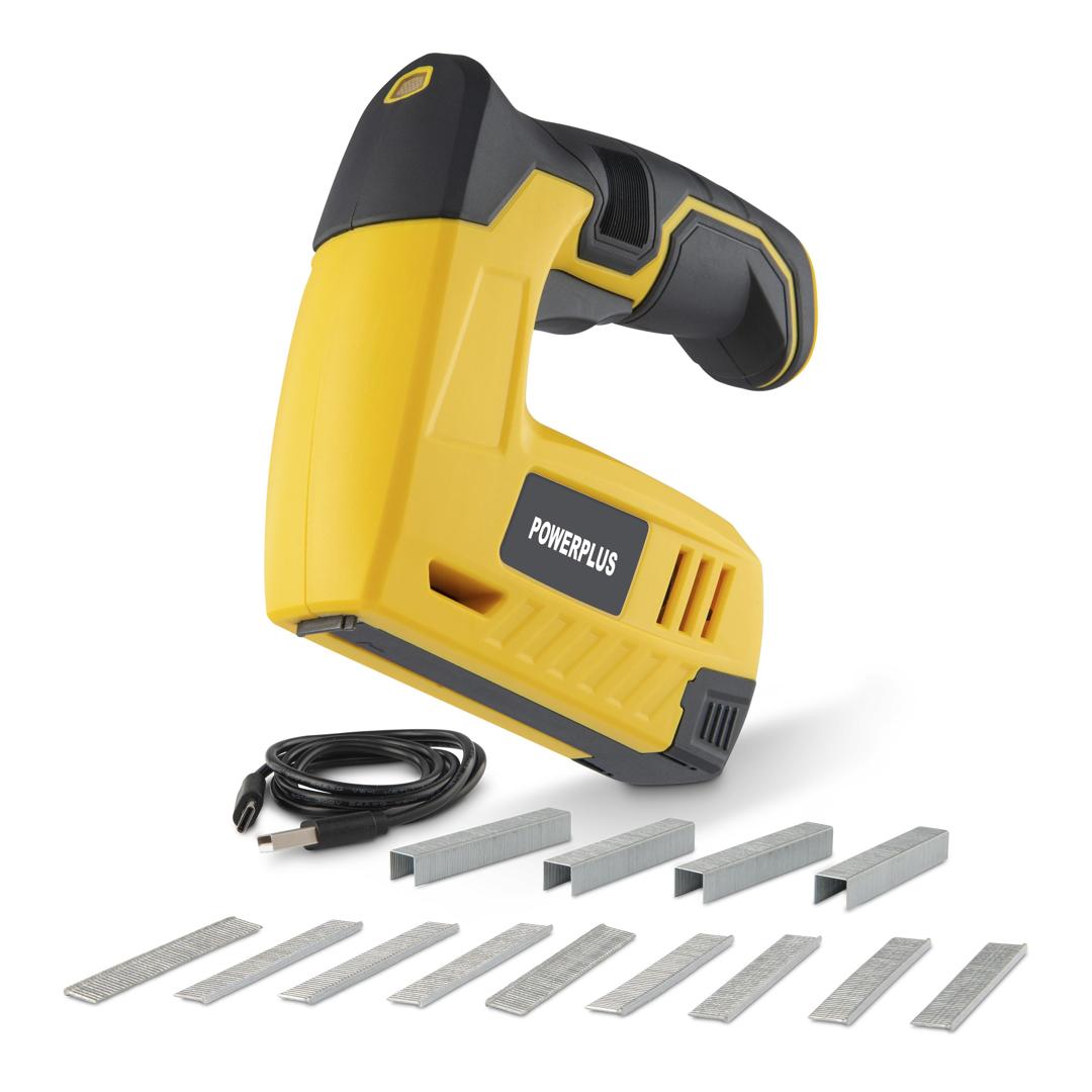 Powerplus - POWX13680 - Stapler - nailer - 4V - incl. battery 4V 2.0Ah ...