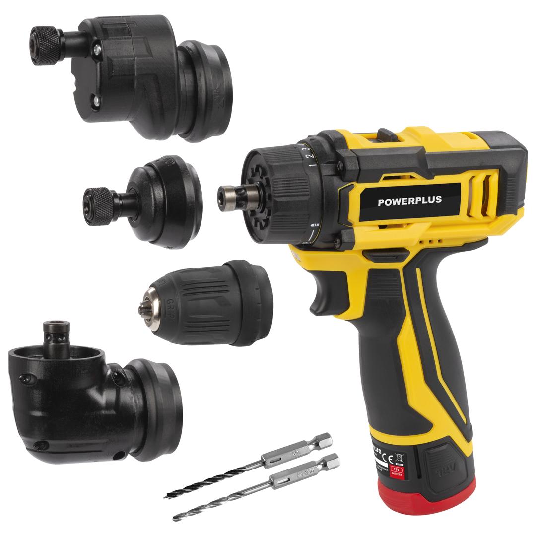 Powerplus - POWXBOX001 - Compact multi-function drill - screwdriver ...
