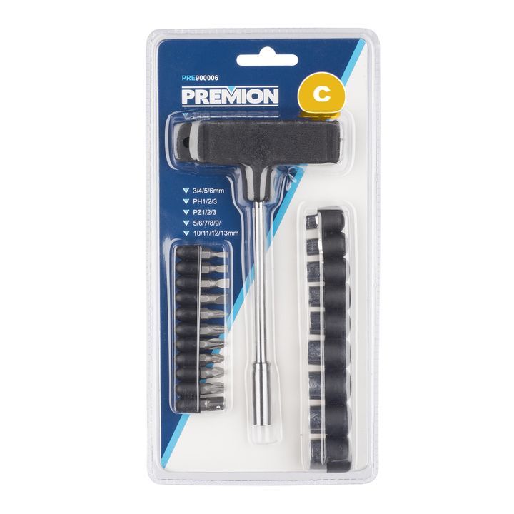Premion - PRE900006 - T-handle screwdriver set - 21 pcs - Varo
