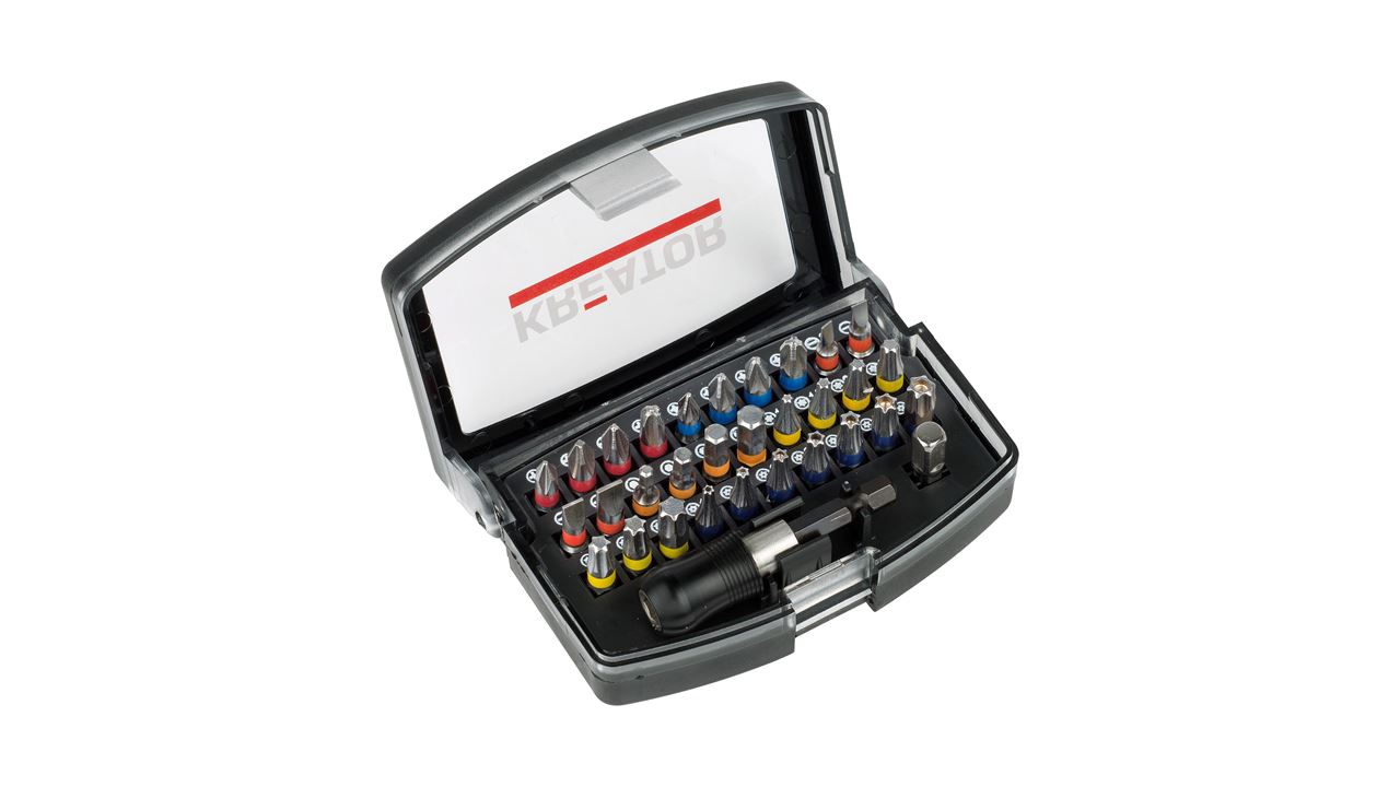 Kreator - KRT064601 - CR-V bit set - 32 pcs - Varo