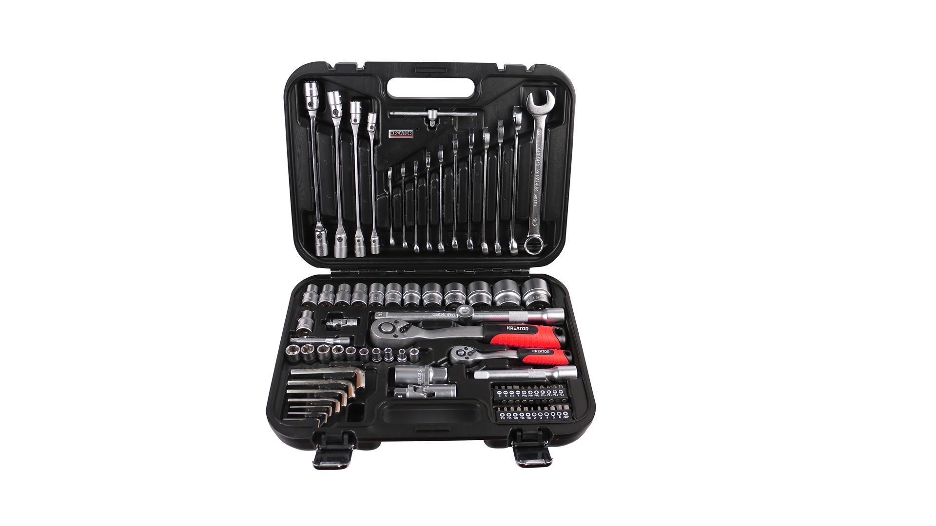 Kreator - KRT500121 - Socket set - 77 pcs - Varo