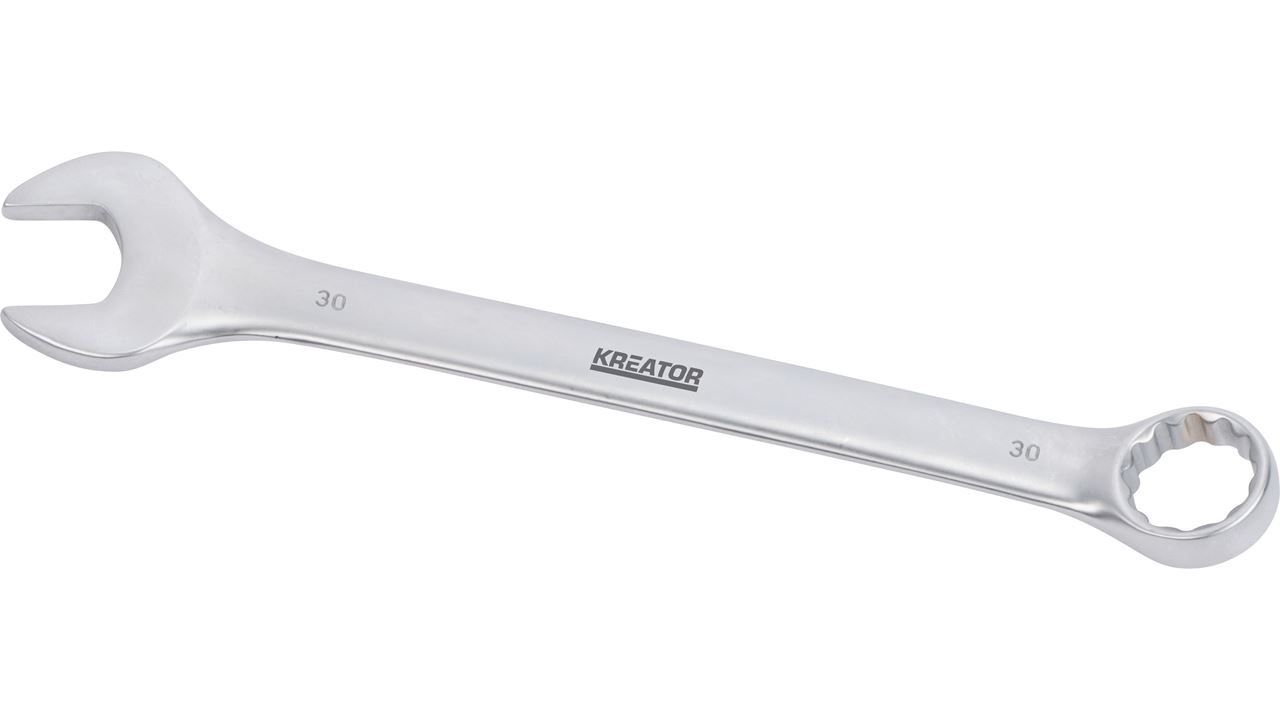 Kreator - KRT501224 - Combination open-ring spanner - 30, 335mm - Varo