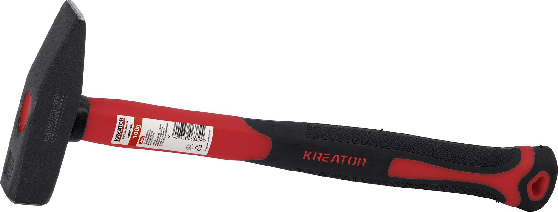 Kreator - KRT901106 - Machinist hammer - 600g - fiber - Varo