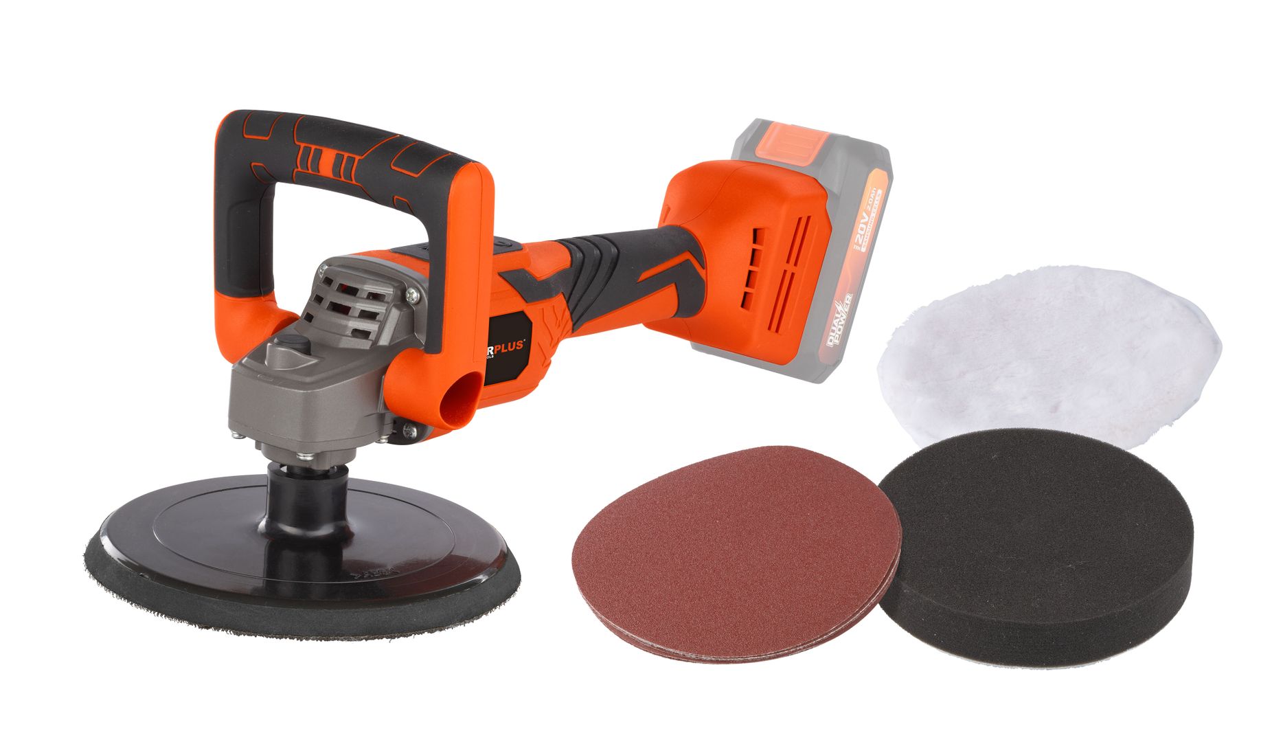 Powerplus - Dual Power - POWDP4070 - Angle polisher brushless - 20V Ø ...