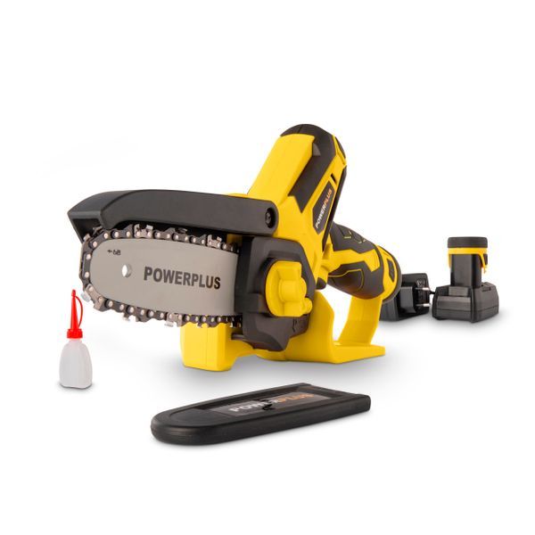Powerplus - POWXG1045 - Cordless pruner saw - 12V 100mm - incl. 2 ...